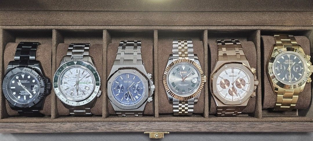 Seiko mods - AP, Rolex, Grand Seiko, Luxury, Watches on Carousell
