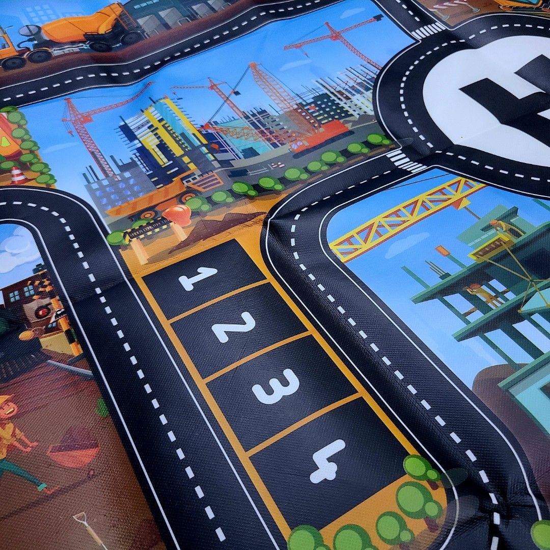 [SET] 45pcs of Cars Set with Extra Large [130cm × 100cm] with Road ...