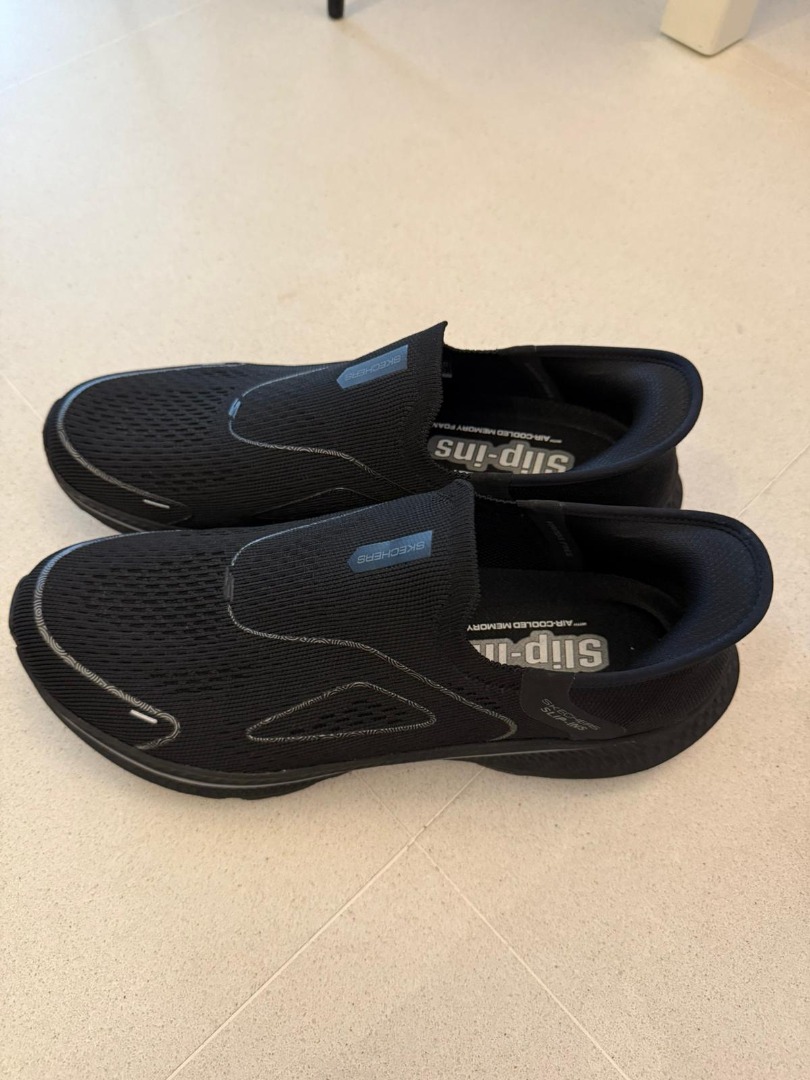 Skechers Slip-ins Black Sneakers, Men's Fashion, Footwear, Sneakers on ...