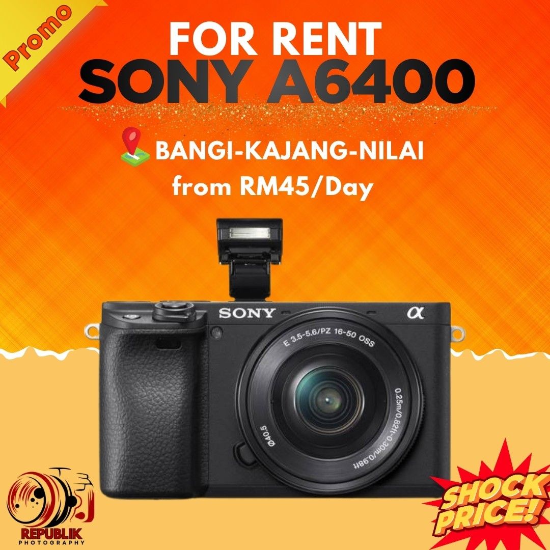 Sony A6400 Camera Rental - Bangi, Kajang, Nilai, Photography, Cameras ...