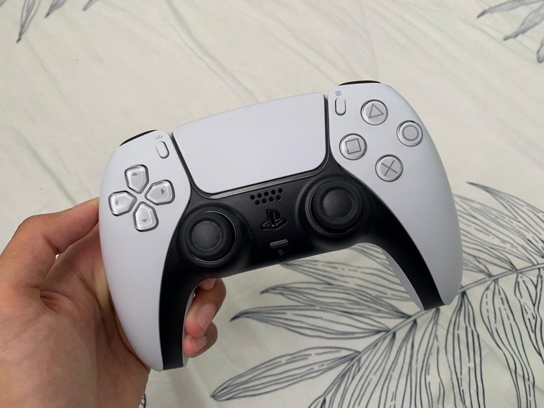 Sony Dualsense White PS5 Wireless Controller, Video Gaming, Gaming ...
