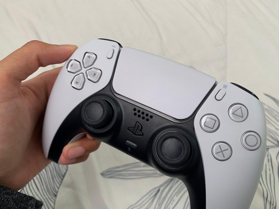 Sony Dualsense White PS5 Wireless Controller, Video Gaming, Gaming ...
