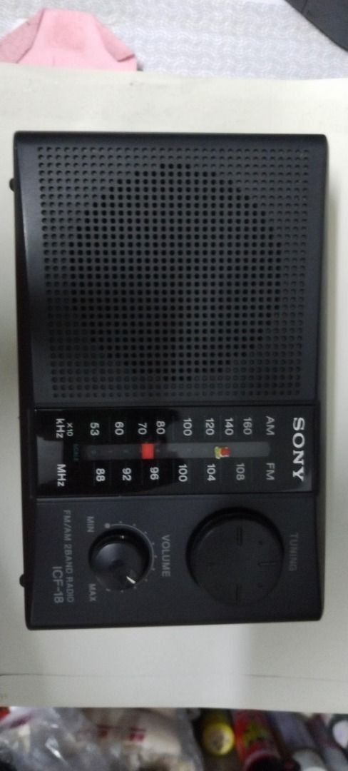 Sony ICF-18 FM/AM Radio S(無包裝, 已停產, 靚聲), 音響器材, 可攜式音響設備 - Carousell