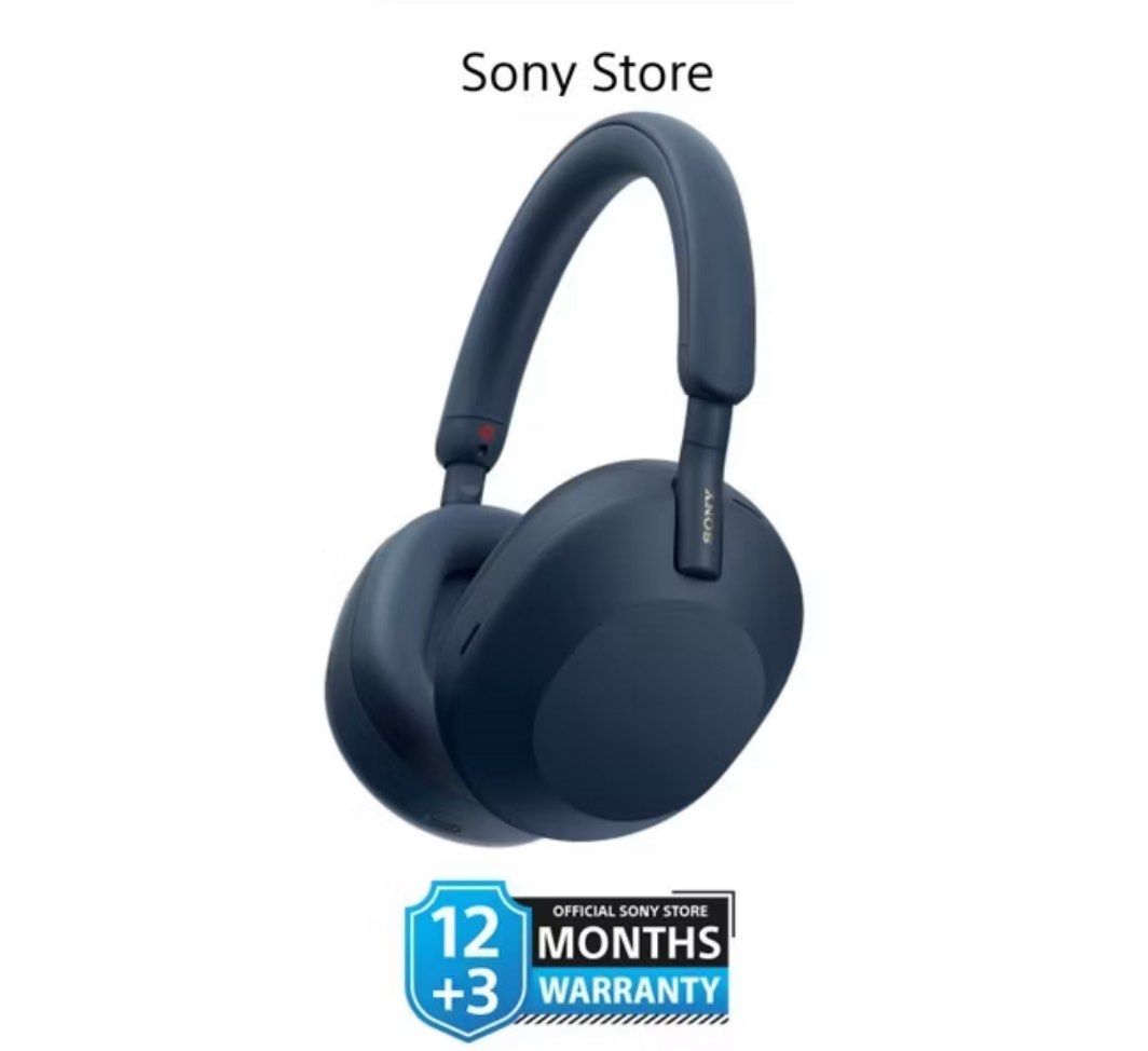 Sony WH-1000XM5 Noise Cancelling Headphones - Midnight Blue, Audio ...