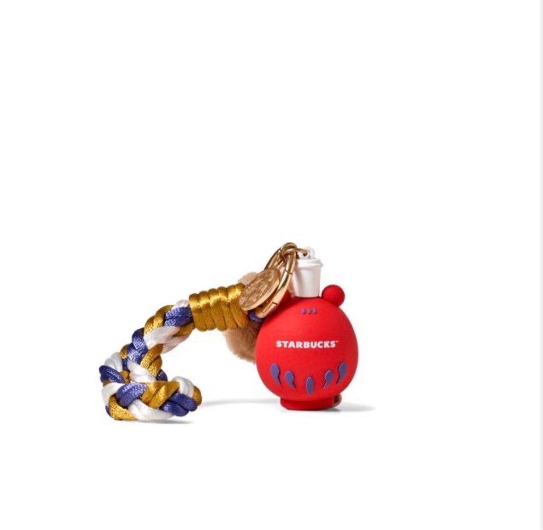 Starbucks Daruma Bearista Bag Charm Keychain, Hobbies & Toys, Toys ...