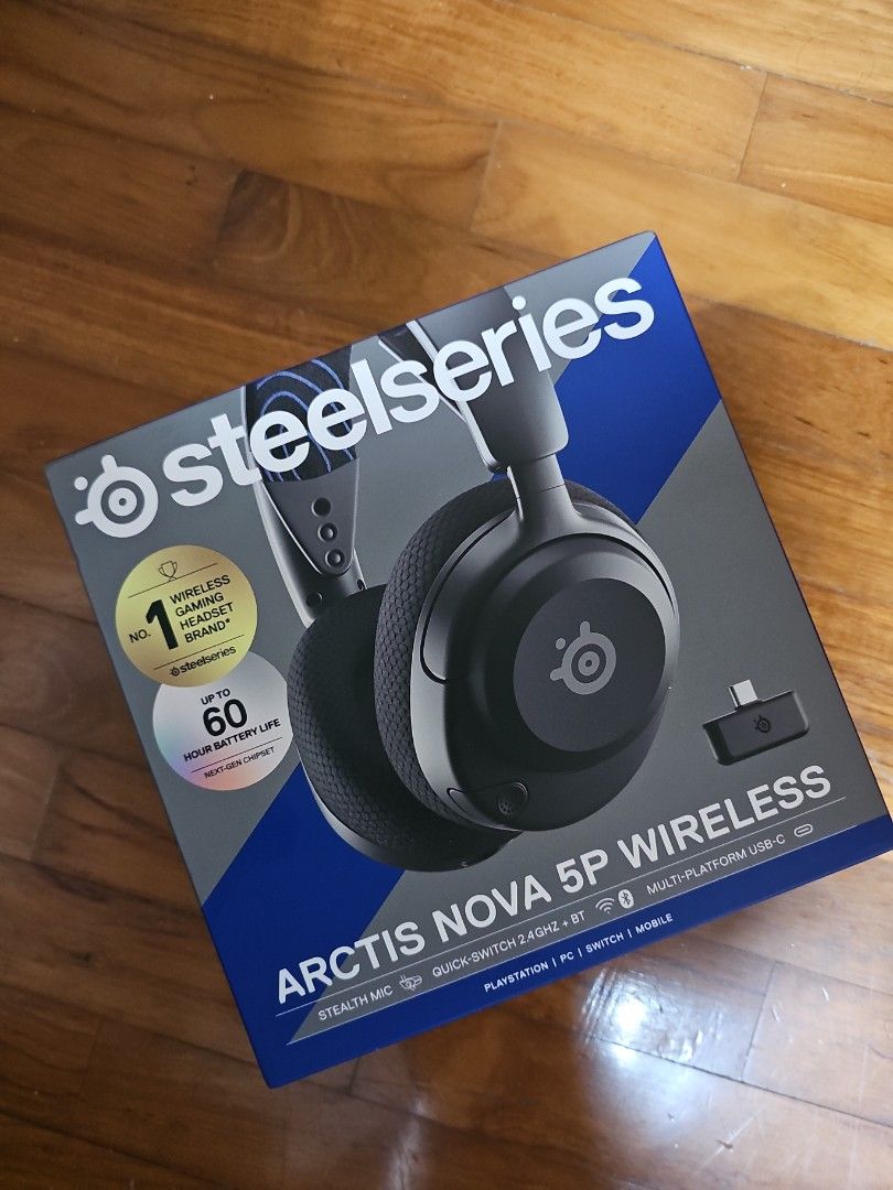 SteelSeries Arctis Nova 5P Wireless Headphones, Audio, Headphones ...