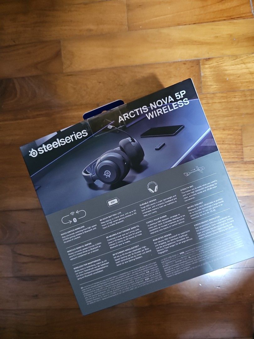 SteelSeries Arctis Nova 5P Wireless Headphones, Audio, Headphones ...