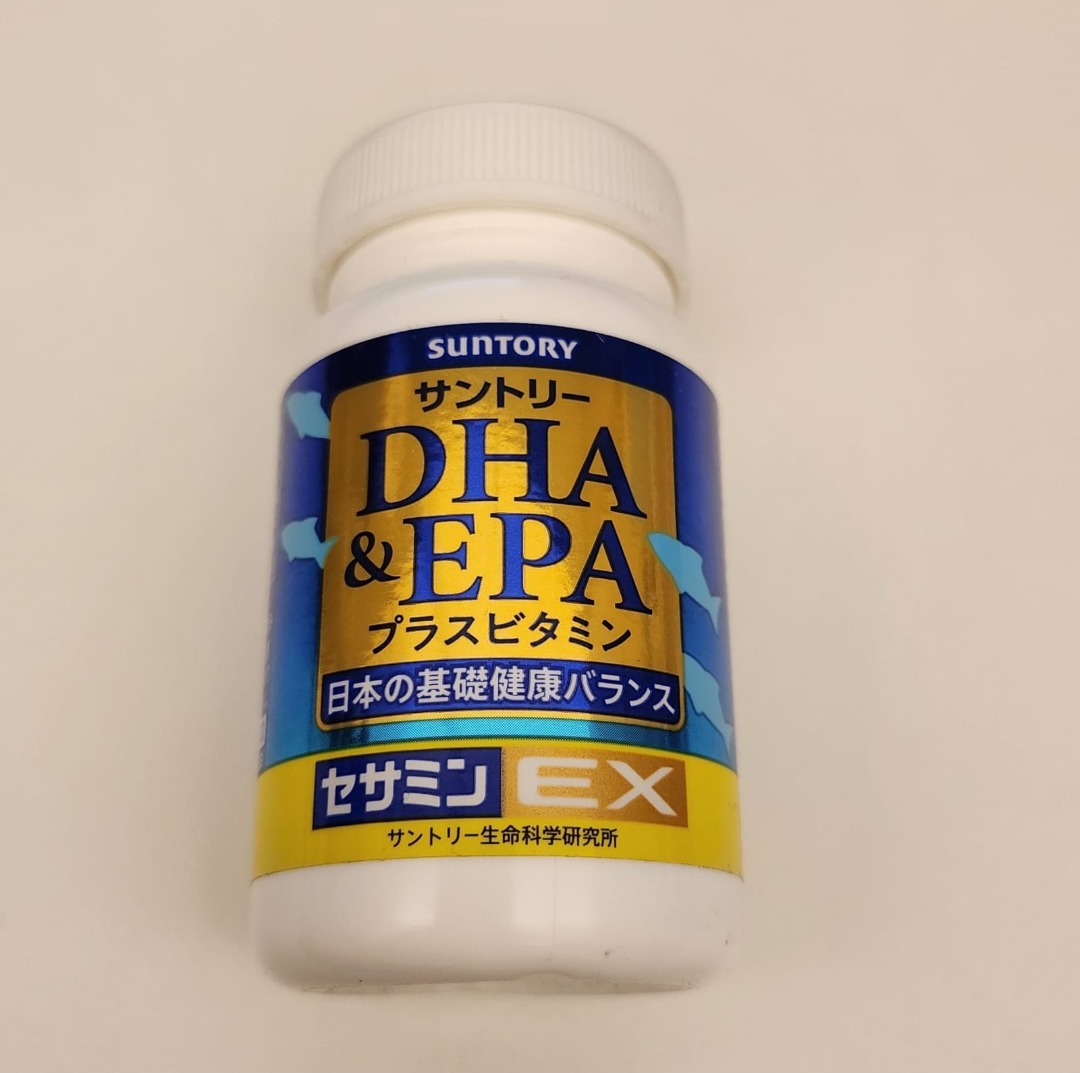 Suntory DHA & EPA + Sesamin EX 120 Softgels Vitamin Supplement, Health ...