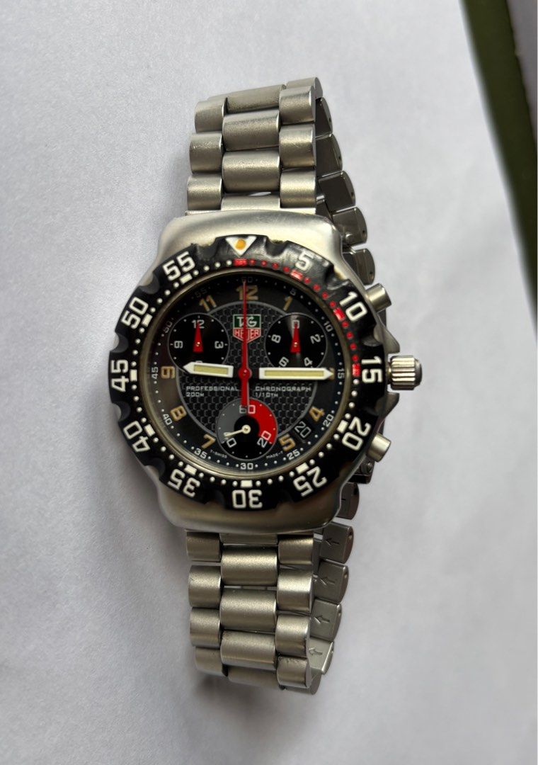 Tag Heuer Formula 1 Chronograph CA1211-1 Black Face, Luxury, Watches on ...