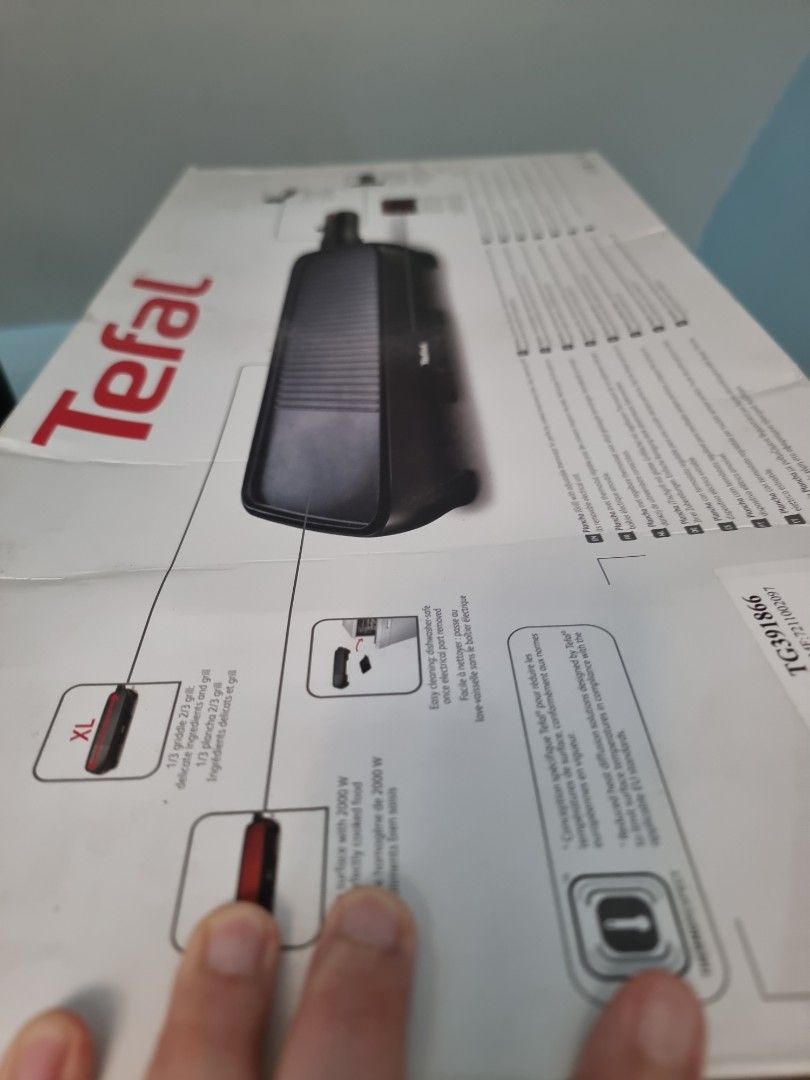 Tefal Malaga Griddle Grill - Brand New, TV & Home Appliances, Kitchen ...