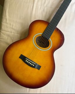 25 Inch Basswood Acoustic Guitar + Bag + Pick + Strings for Children ...