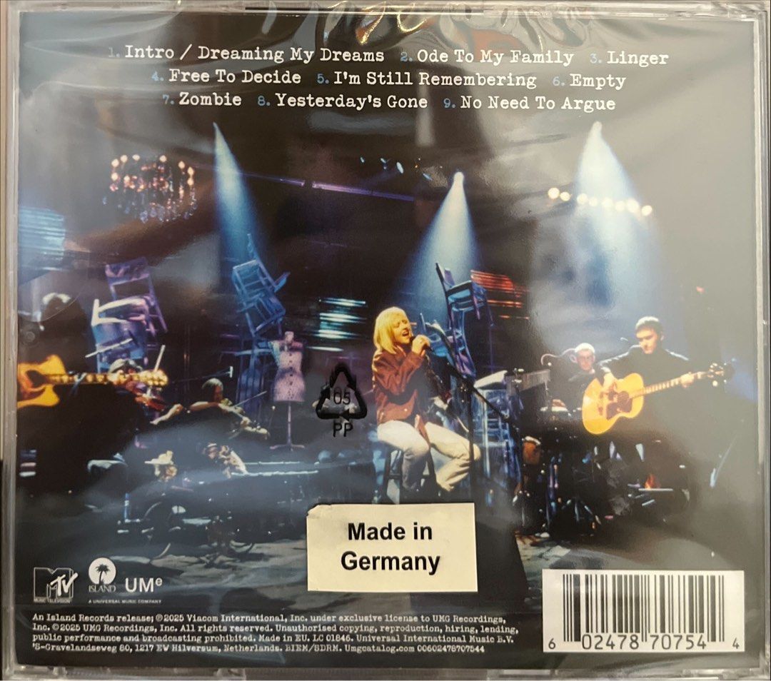 The Cranberries: Unplugged Made in Germany, Hobbies & Toys, Music ...