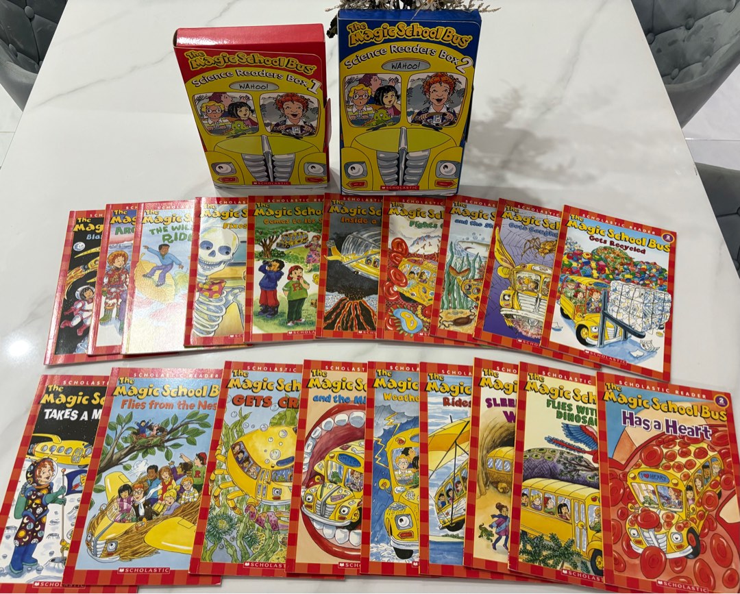 The Magic School Bus Science Reader Books Set, Hobbies & Toys, Books ...