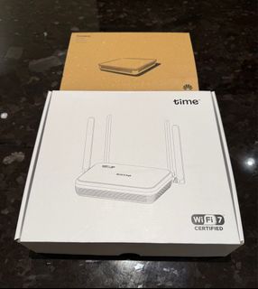 Time WiFi contract 1 year with Wi-Fi 7 router, Computers & Tech, Parts ...