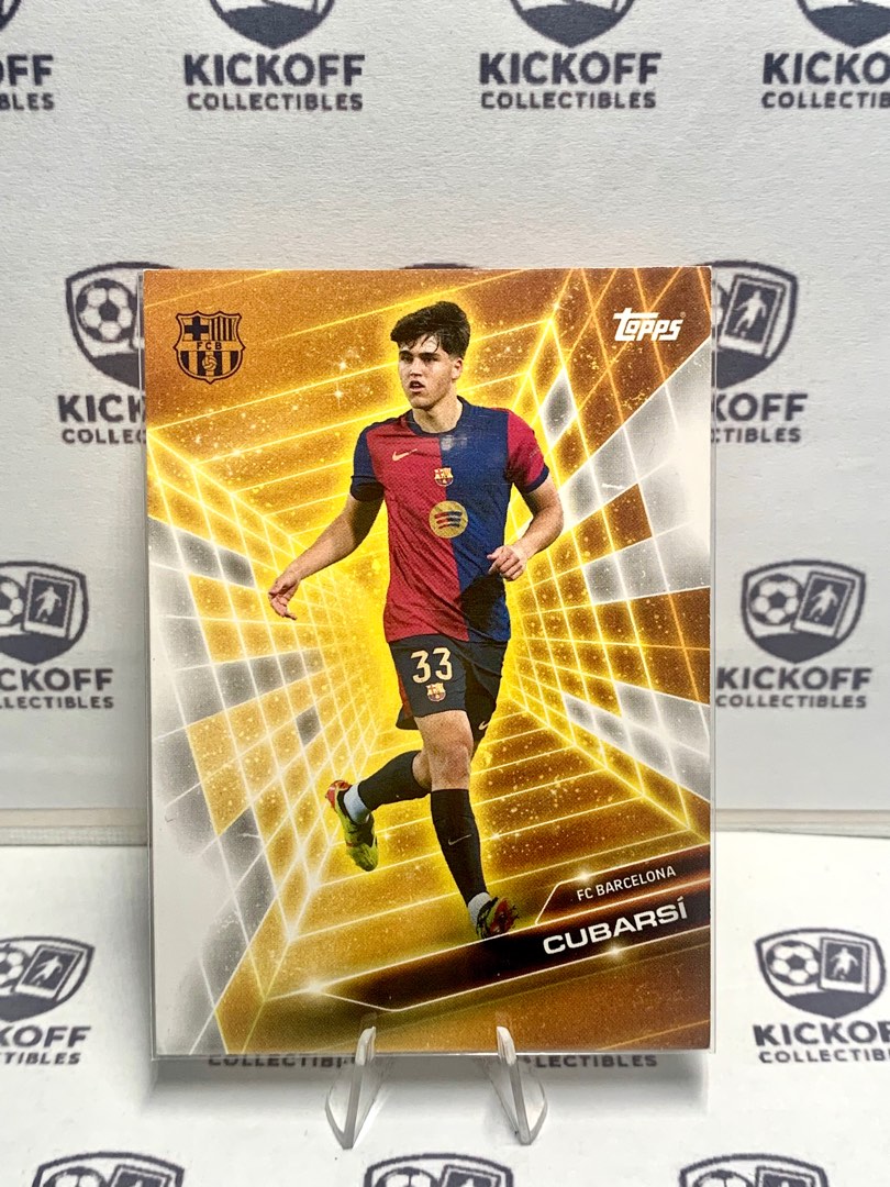 Topps Barcelona Pau Cubarsi, Hobbies & Toys, Toys & Games on Carousell