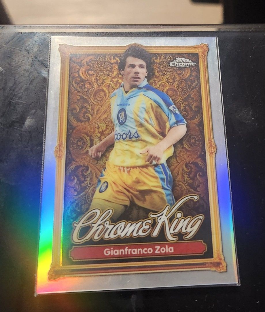 Topps Chrome King Gianfranco Zola Trading Card, Hobbies & Toys, Toys ...