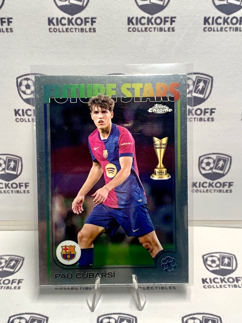 Topps Chrome Pau Cubarsi Future Stars, Hobbies & Toys, Toys & Games on ...