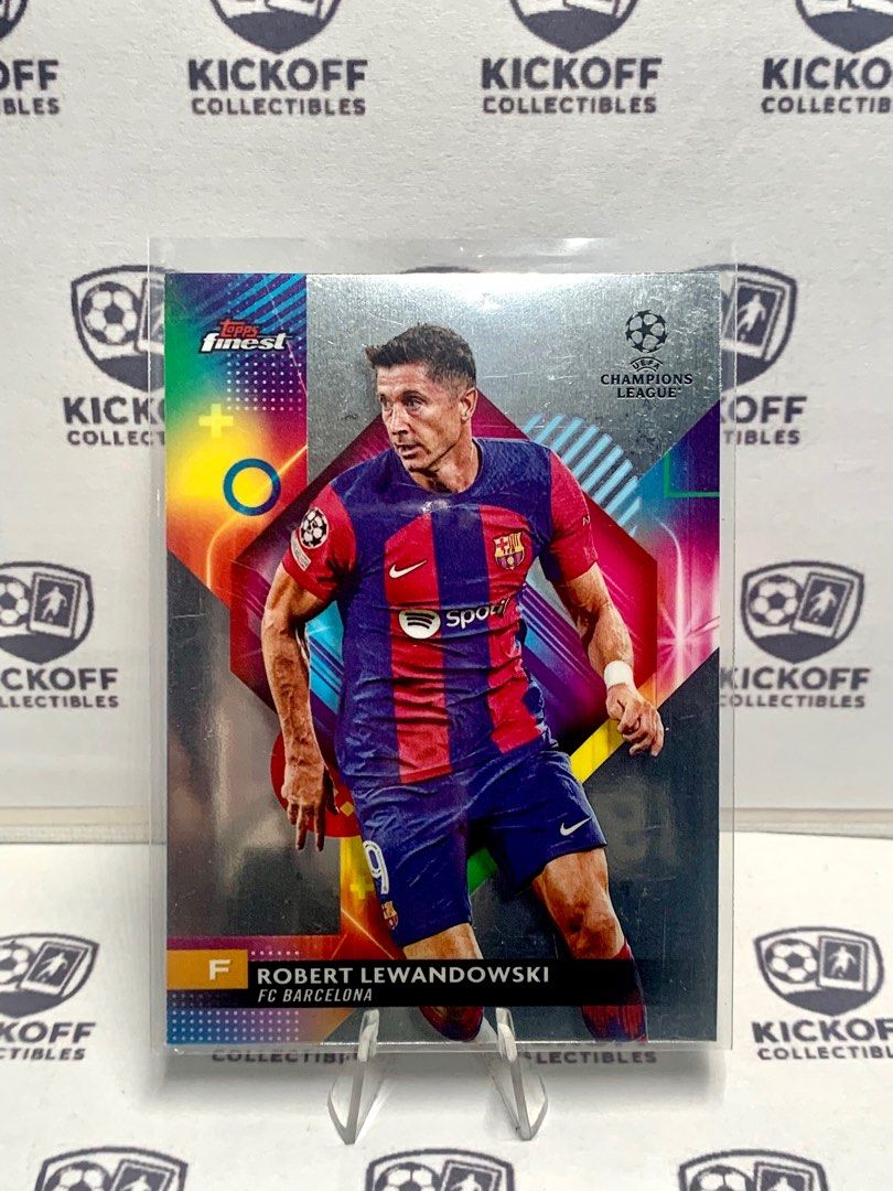 Topps Finest Robert Lewandowski, Hobbies & Toys, Toys & Games on Carousell