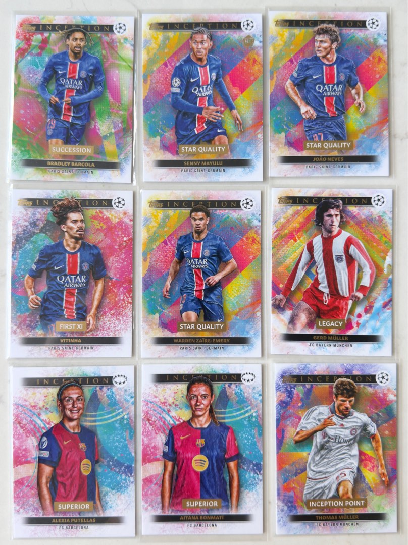 Topps Inception UEFA Champions League 2024/25 Assorted Trading Cards ...