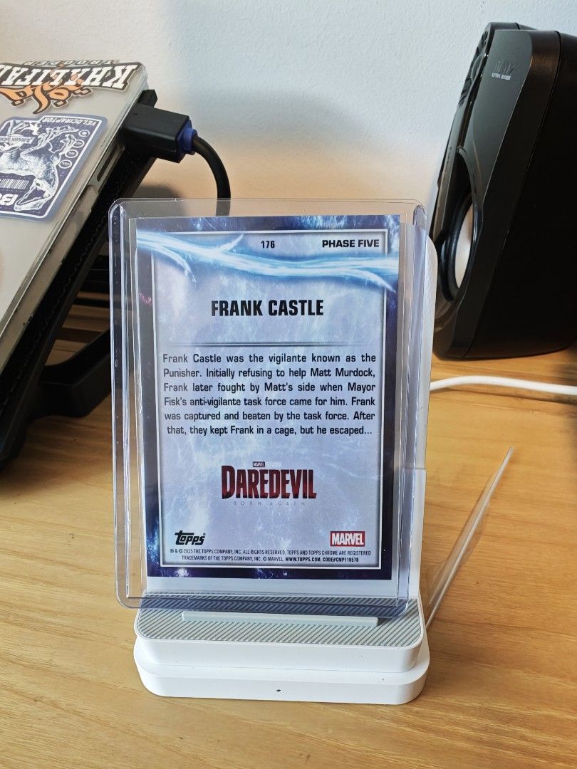 2025 Topps Marvel Debut Frank Castle Trading Card, Hobbies & Toys, Toys ...