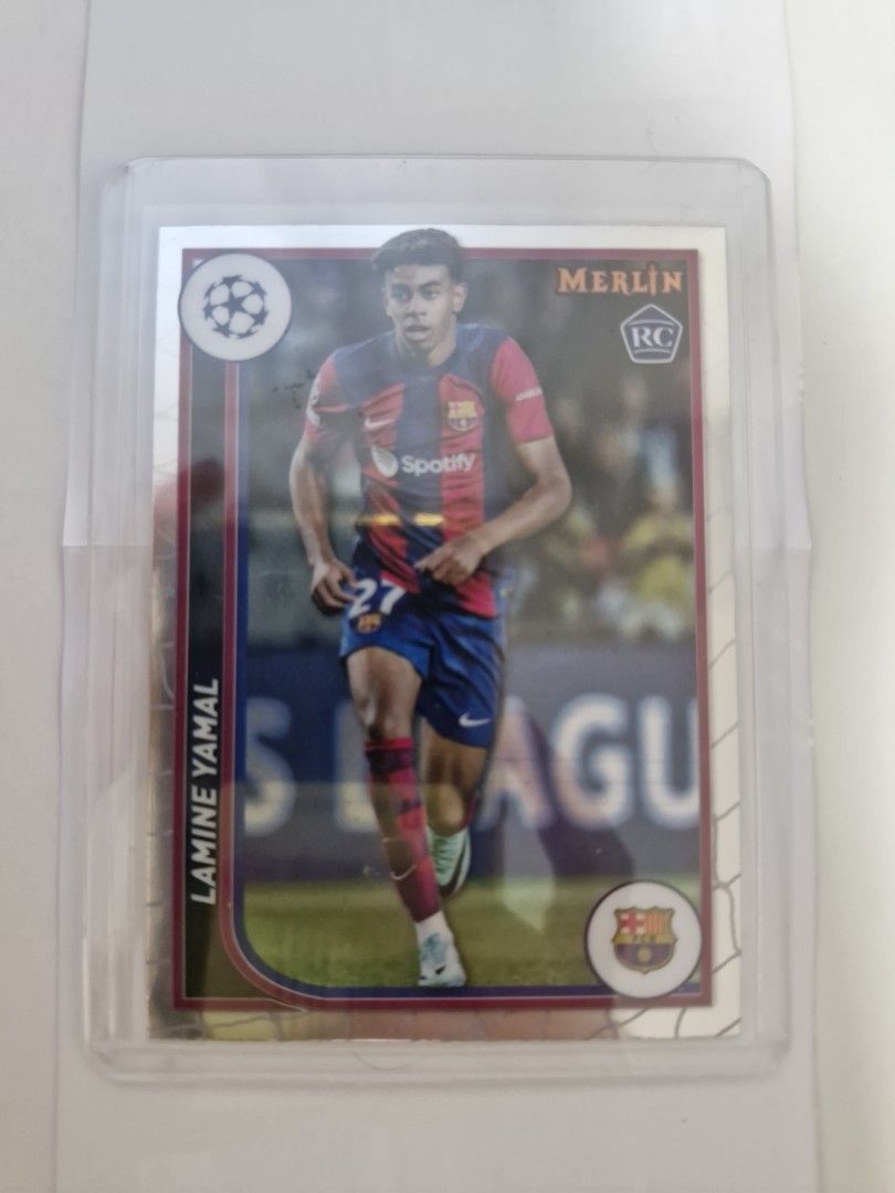 Topps merlin insert and base yamal, Hobbies & Toys, Memorabilia ...