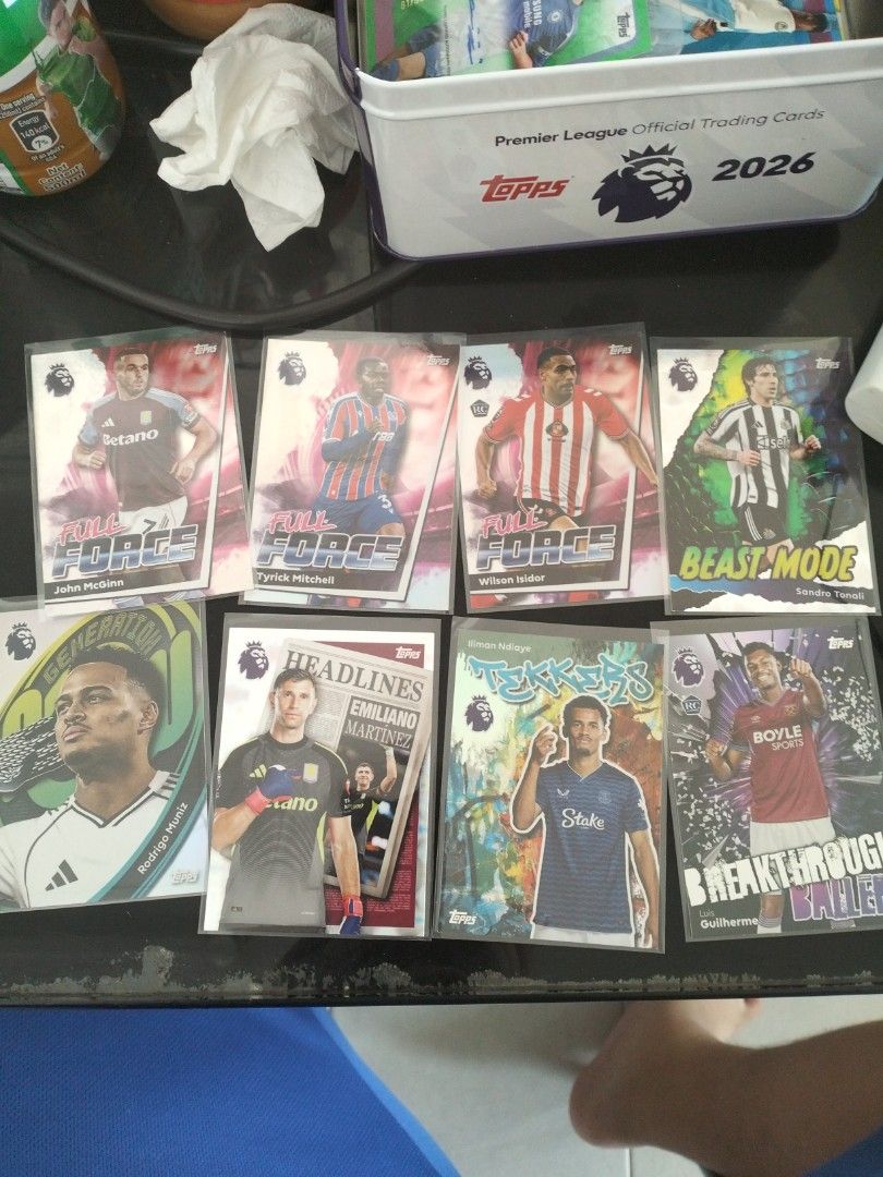Topps Premier League Trading Cards 2026 - Various, Hobbies & Toys, Toys ...