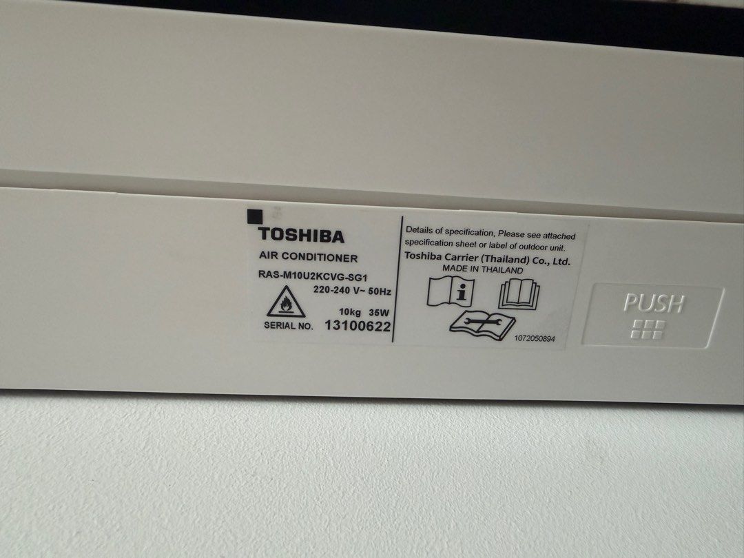 Toshiba Inverter system 3 Air Conditioner, TV & Home Appliances ...
