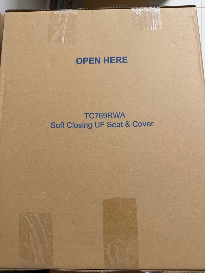 TOTO Soft Closing UF Toilet Seat & Cover, Furniture & Home Living ...