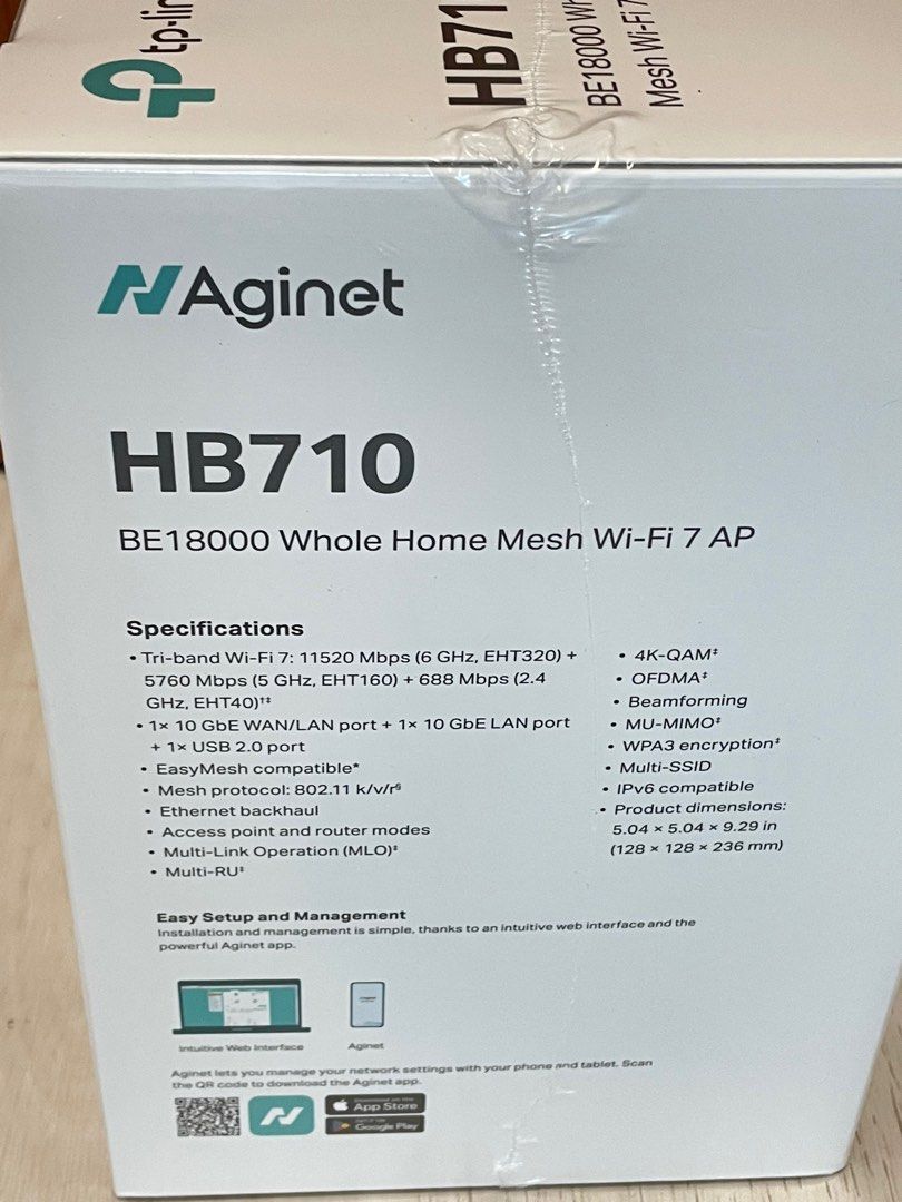 TP-Link - HB710 - Tri-Band WiFi 7 - Home Mesh, Computers & Tech, Parts ...