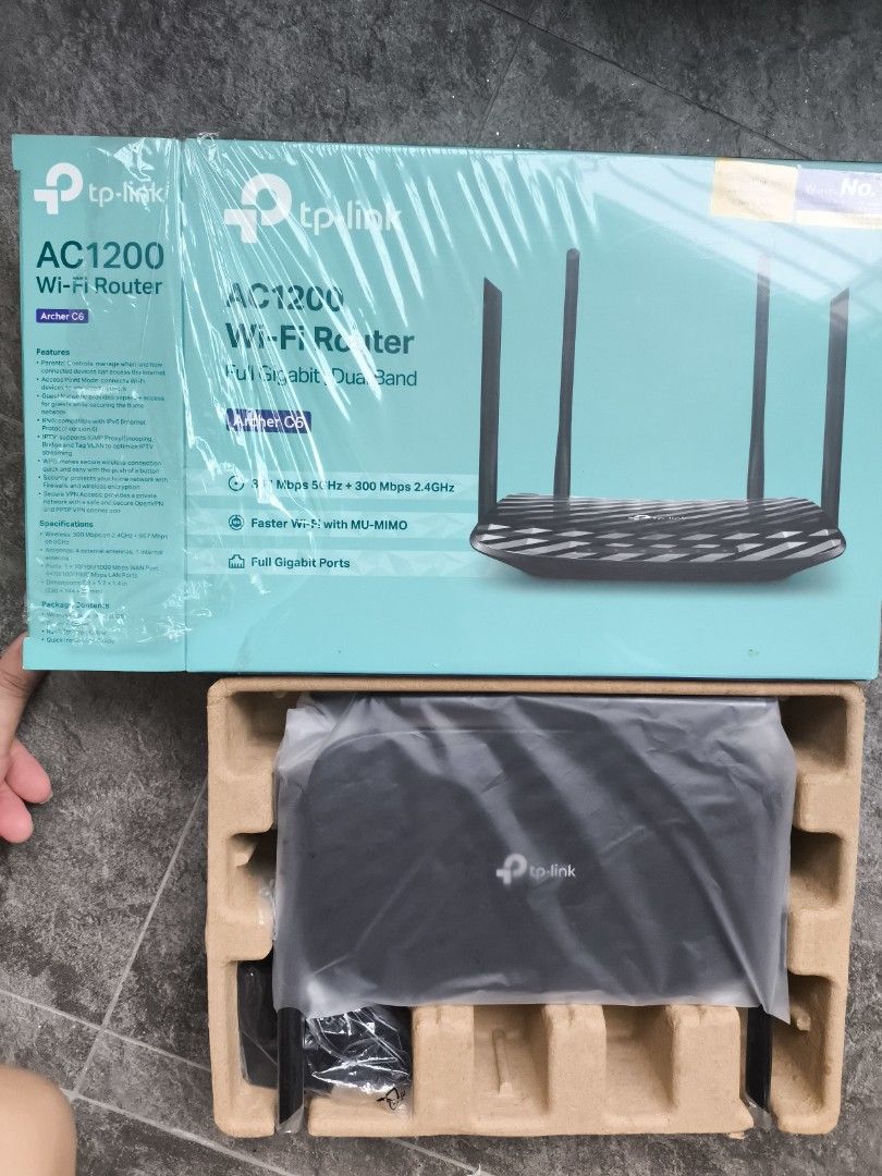 TP-Link AC1200 Dual Band Wi-Fi Router, Computers & Tech, Parts ...