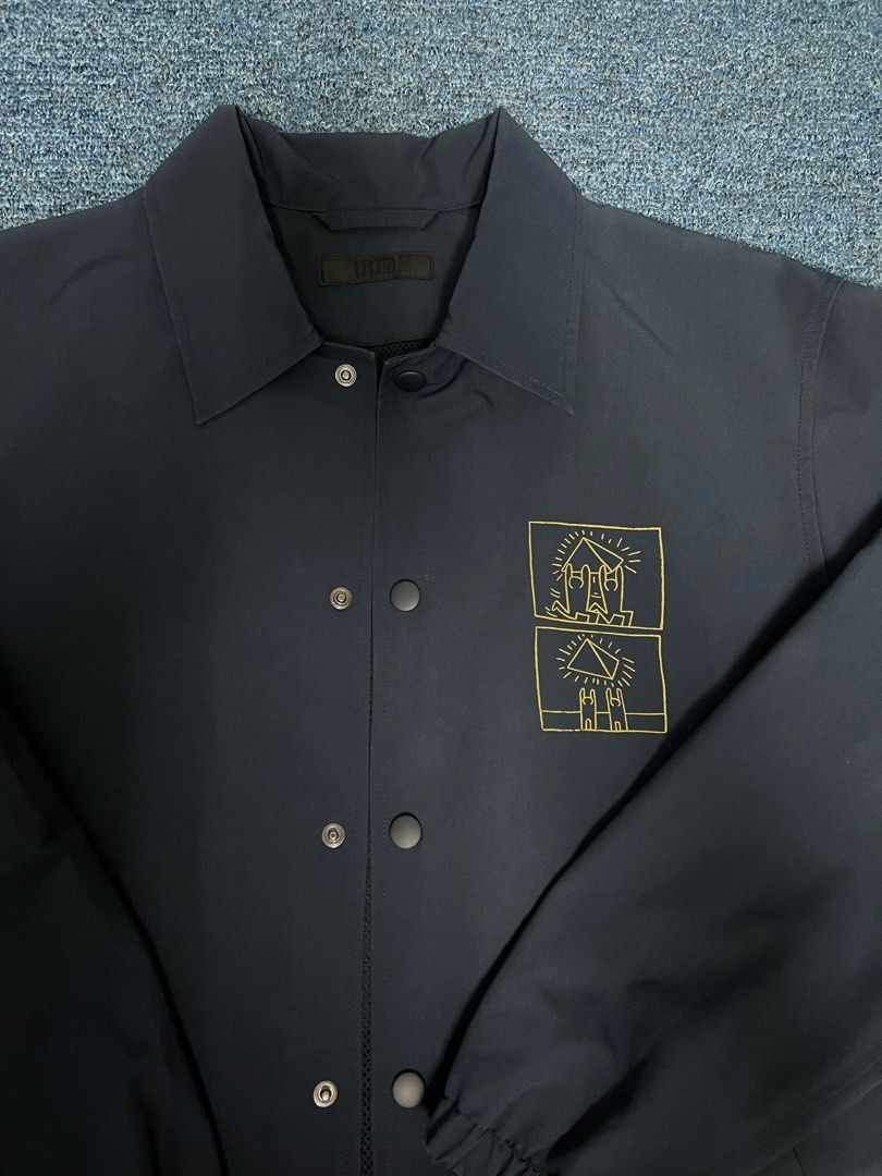 Uniqlo Coach Jacket collab Keith Haring, Men's Fashion, Coats, Jackets ...