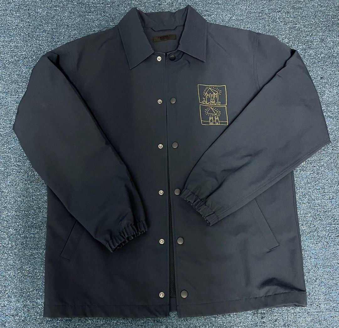Uniqlo Coach Jacket collab Keith Haring, Men's Fashion, Coats, Jackets ...