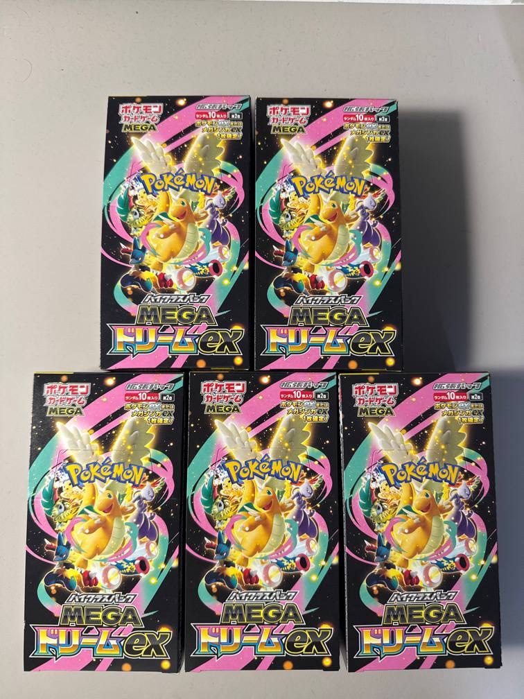 Unshrinked Mega Dream Ex Booster Box Pokemon Japanese, Hobbies & Toys ...