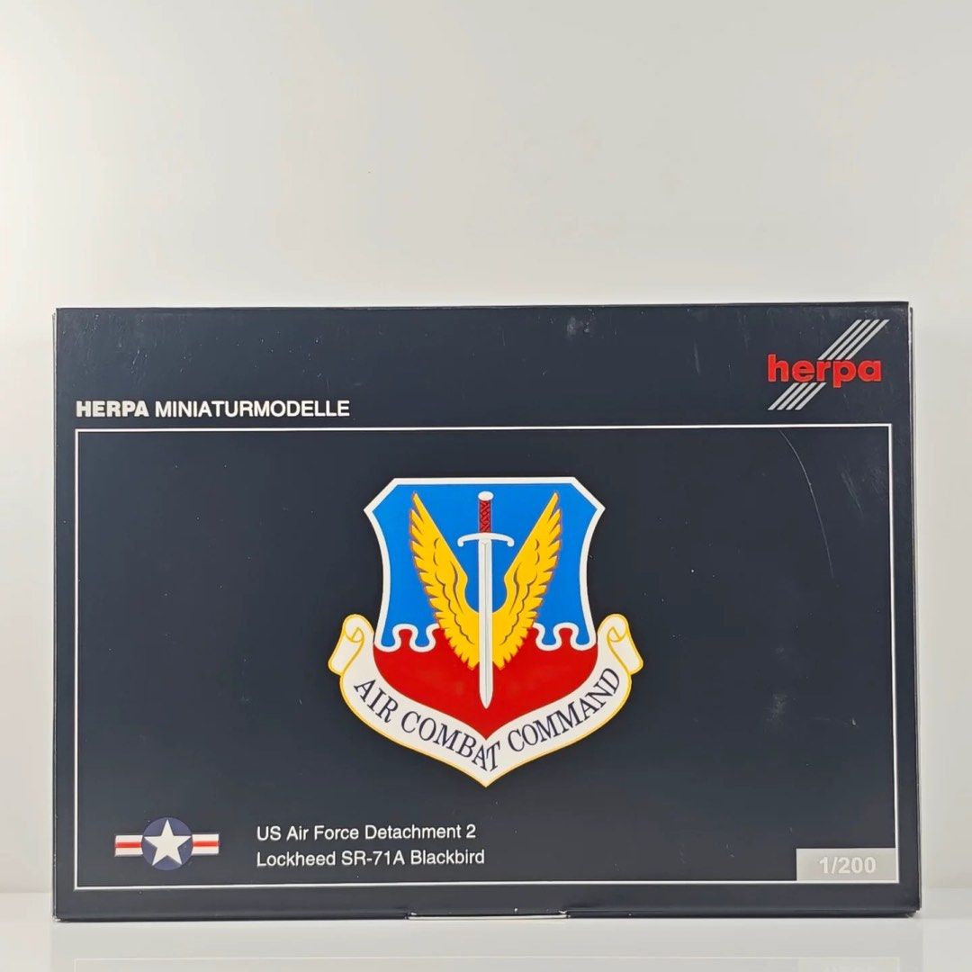 USAF Air Force Command | Lockheed SR-71 Blackbird | 1:200 Scale | Herpa ...