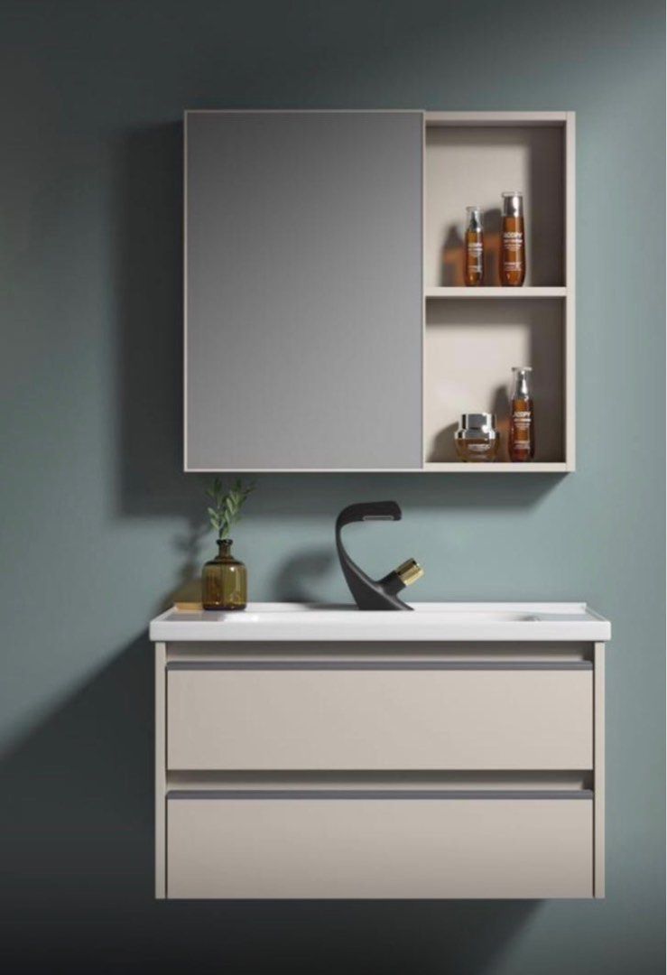 Vanity Cabinet 60cm, Furniture & Home Living, Bathroom & Kitchen ...