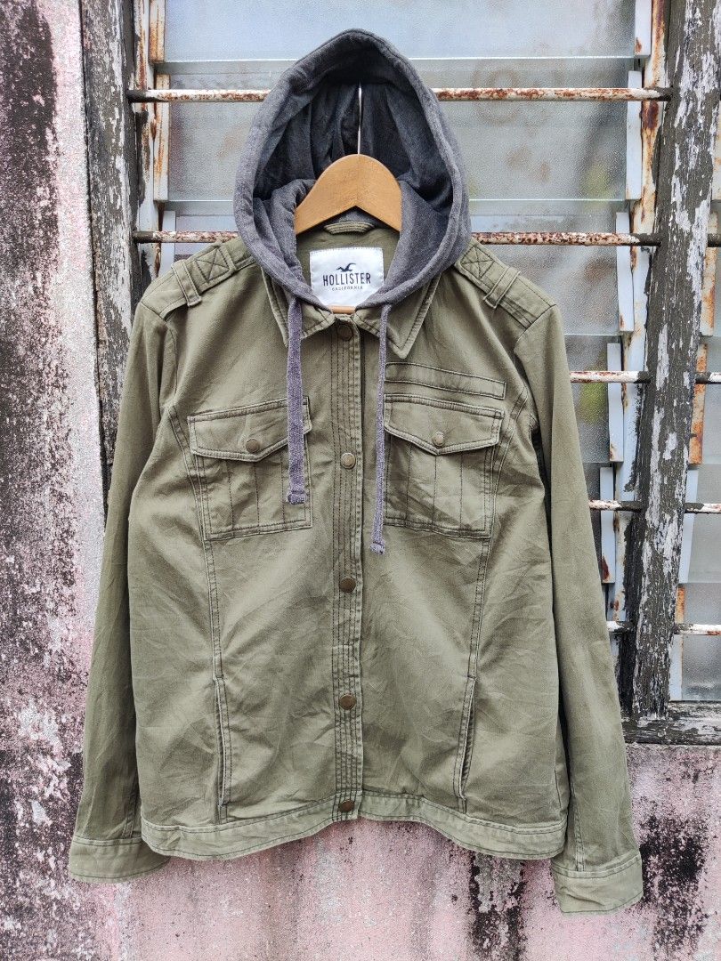 Vintage Abercrombie Hollister California Military Style Jacket, Men's ...
