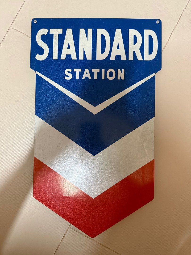 Vintage Standard Station Sign, Hobbies & Toys, Memorabilia ...