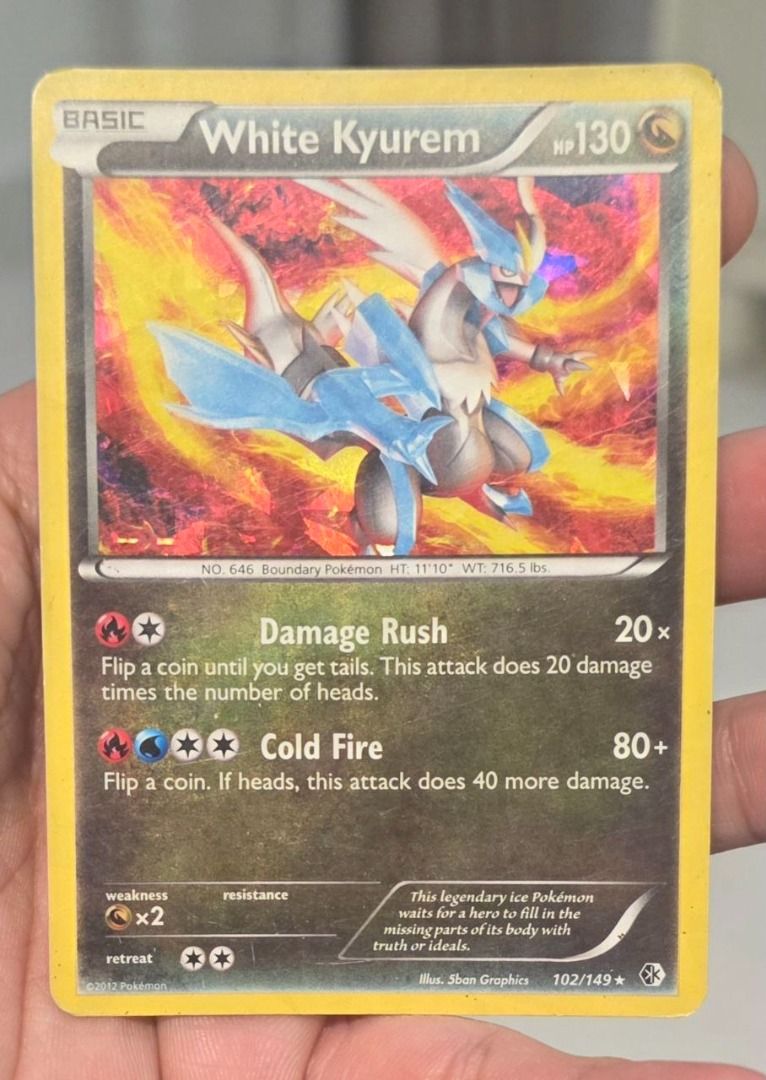 [Vintage] White Kyurem [Cracked Ice] #102 - Pokemon Boundaries Crossed ...
