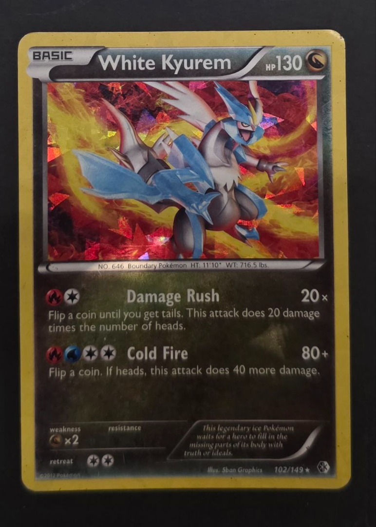 [Vintage] White Kyurem [Cracked Ice] #102 - Pokemon Boundaries Crossed ...