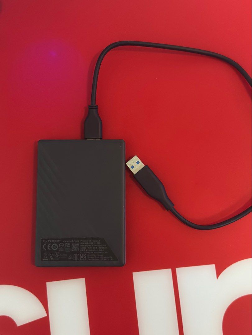 WD My Passport External Hard Disk 1TB, Computers & Tech, Parts ...