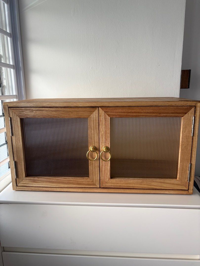 wooden storage mini cabinet, Furniture & Home Living, Furniture ...