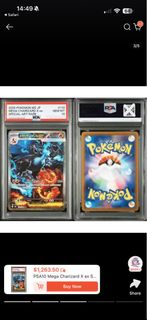 WTS Pokemon CP6 PSA 10 M Charizard EX 20th Anniversary 091, Hobbies ...