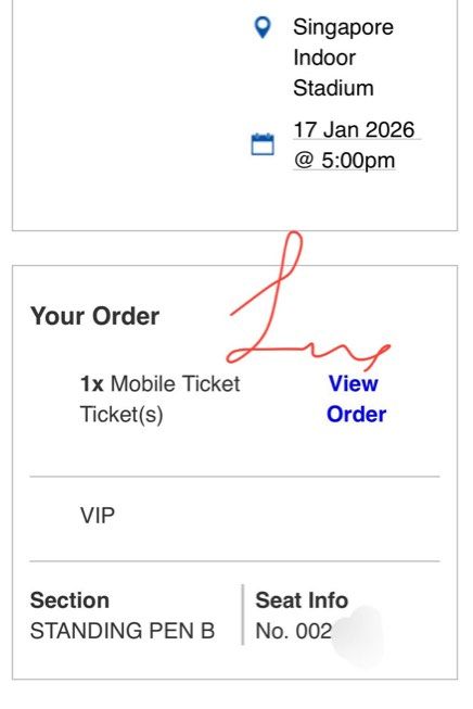 [WTS/LFB] TXT World Tour in Singapore - VIP Standing Pen B, Tickets ...
