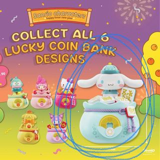 Sanrio lucky coin bank, Hobbies & Toys, Toys & Games on Carousell