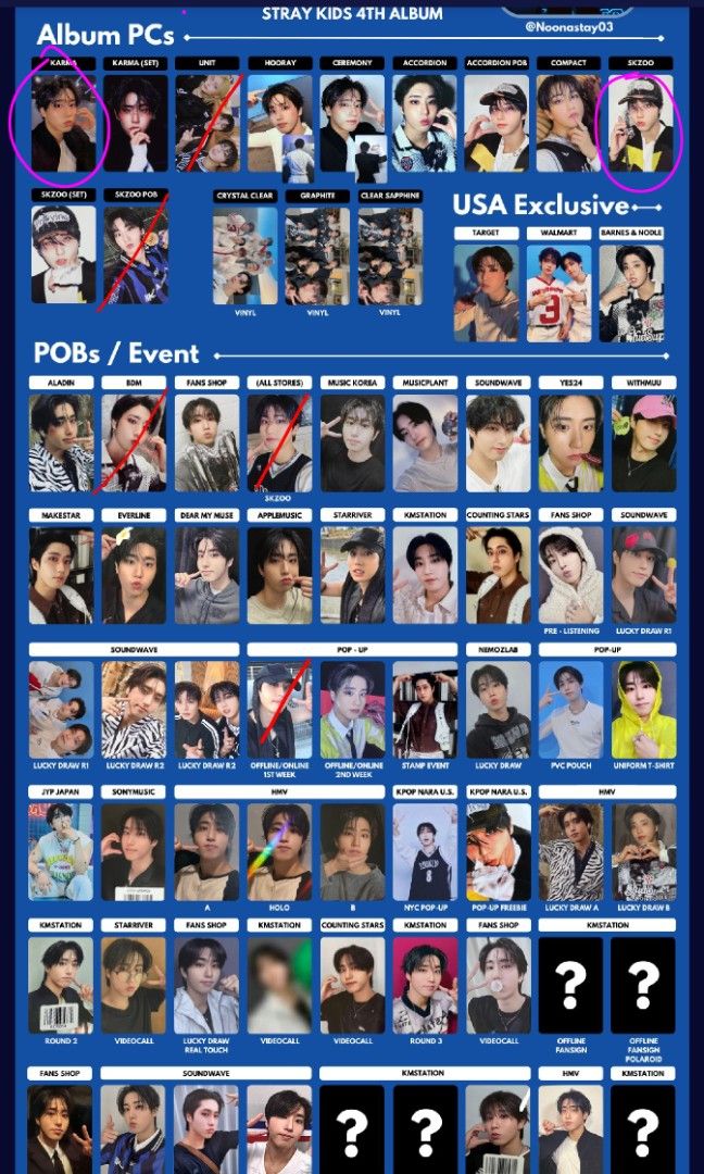 WTT/ WTS stray kids KARMA photocards to Han, Hobbies & Toys ...