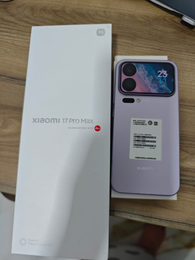 Xiaomi 17 Pro Max 512GB Purple 512GB, Mobile Phones & Gadgets, Mobile ...