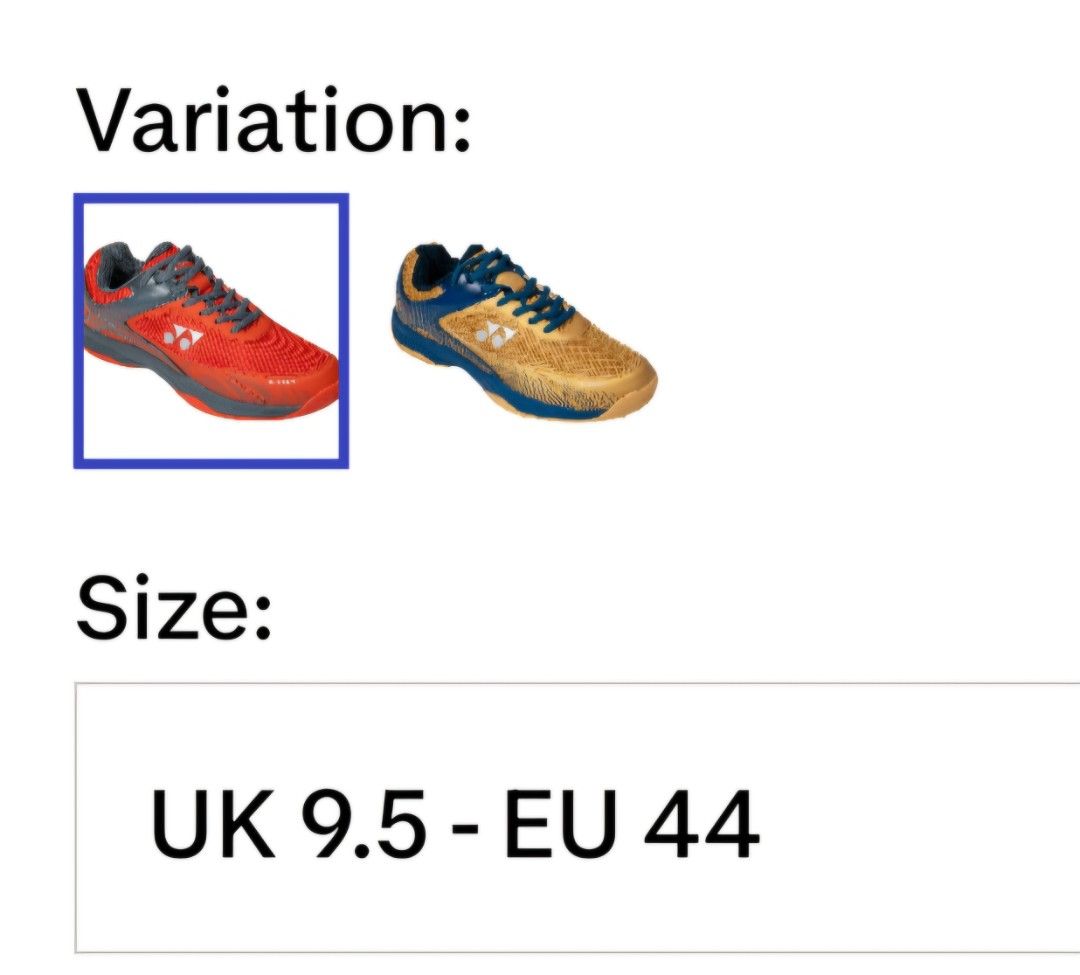 Yonex Badminton ( free mrt delivery) Shoes HY Ultra Sunset/Grey, Sports ...