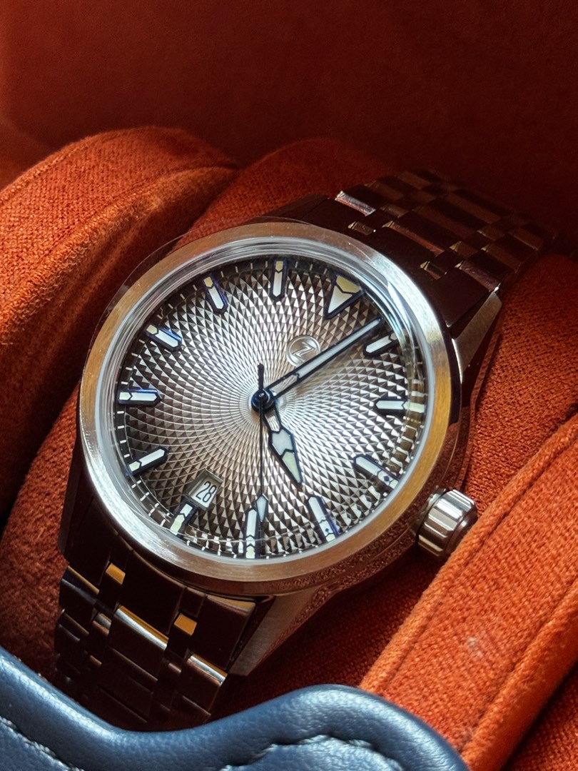 FSOT Zelos Helica Blue Steel, Men's Fashion, Watches & Accessories ...