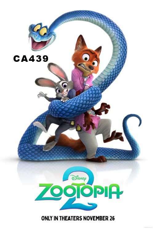 ZOOTOPIA 2 MOVIE POSTERS (2025) PART 2, Hobbies & Toys, Art & Prints on ...
