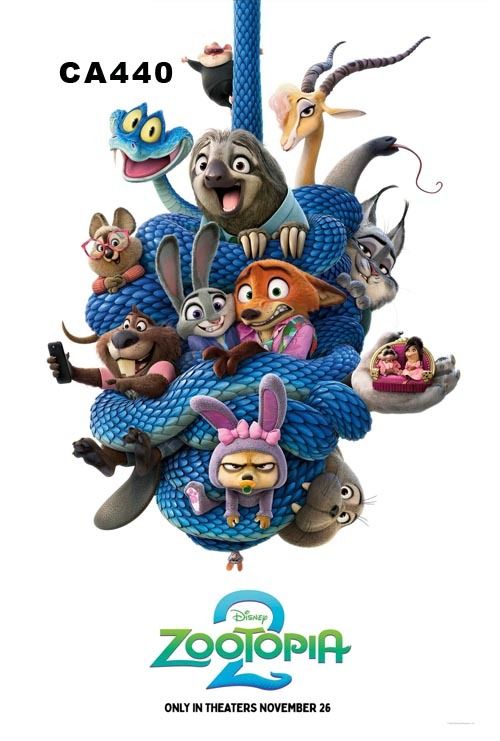 ZOOTOPIA 2 MOVIE POSTERS (2025) PART 2, Hobbies & Toys, Art & Prints on ...